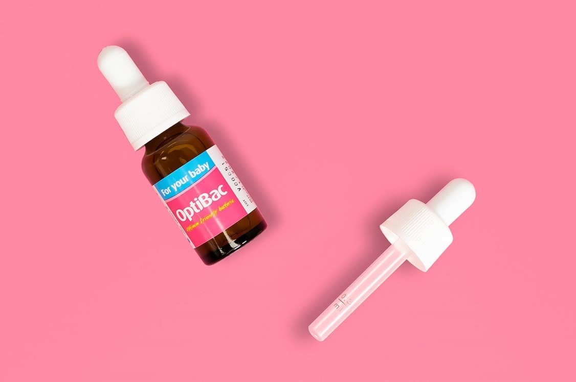 'For your baby': Friendly Bacteria Drops | Optibac Probiotics