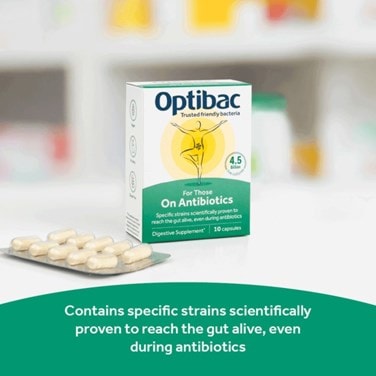 Optibac Probiotics for Antibiotics - Proven Alongside Antibiotics